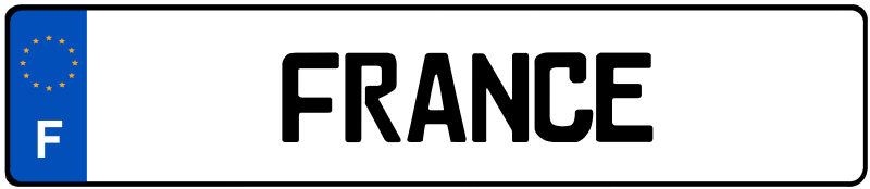 Custom German License Plates | Authentic Euro Plates Made in USA ...