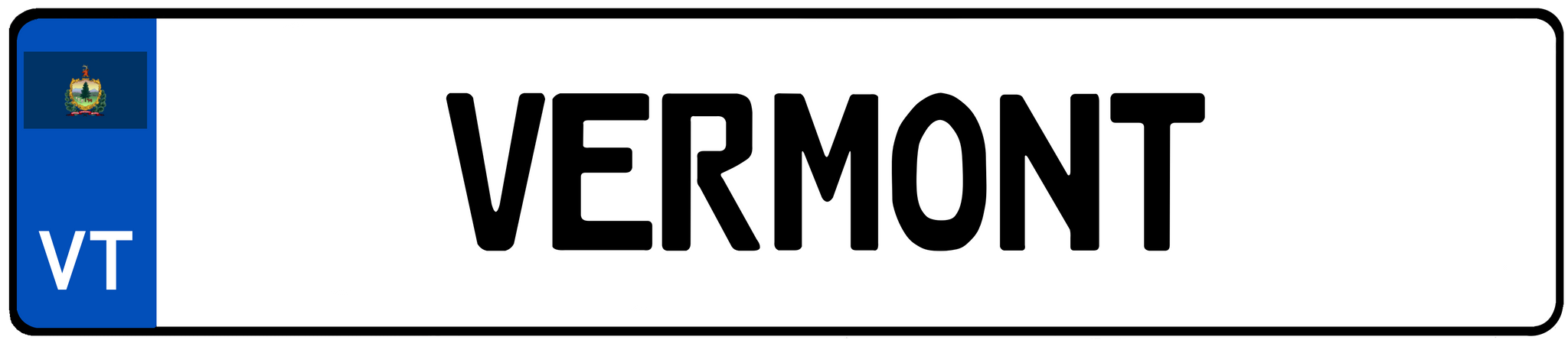 Vermont Euro License Plate – GermanPlateGuy